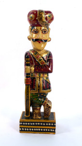 Global Art Traders Vintage Style Hand Crafted Painted Wooden Rajasthani ...