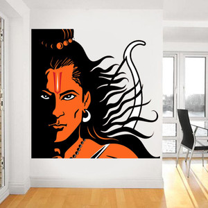 god & god's 41 cm Ram Ji Wall Sticker Self Adhesive Sticker Price in ...