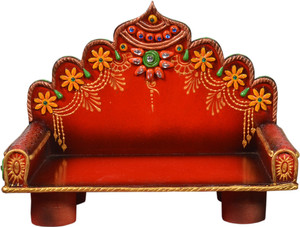 craft valley Handmade Solid Wood Singhasan For Laddu Gopal Solid Wood ...