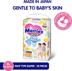 Merries Extra Large Size Diaper Pants, 38 Count (XL-38) - XL - Buy 38 ...