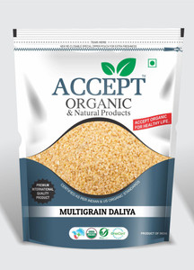 ACCEPT ORGANIC Multigrain Broken Wheat/ Multigrain Daliya Pouch Price ...