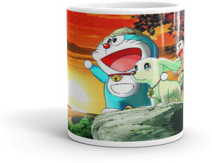 Royal Fashion Printed Coffee Cup Evening Time Doraemon Team Cup Best ...