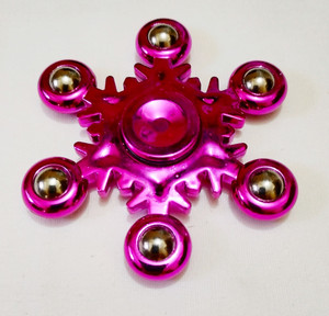 KRISHNAVI 6 Points Ultra Speed Metal Fidget Spinner Pink - 6 Points ...
