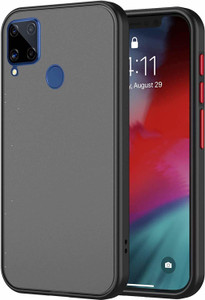 Rasmika Back Cover for Realme C12 Smoke Anti Silicon Back Case Cover ...