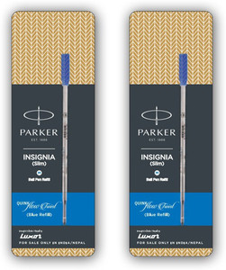 PARKER Insignia Slim Ball Pen Blue Refill 2 Refill - Buy PARKER ...