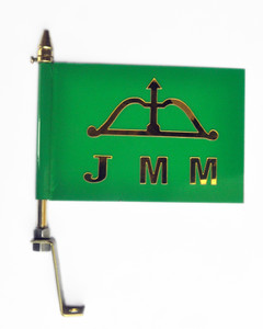 H.M jharkhand mukti morcha jmm car flag for car bonnet Rectangle Car ...