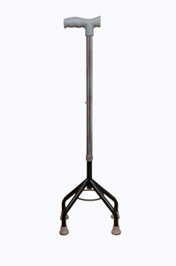 Mayank surgical 4 Legs black & grey walking stick Walking Stick Price ...