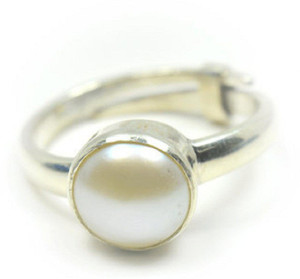 KUNDLI GEMS Pearl Ring with Natural Pearl/Moti Stone Astrological & Lab ...