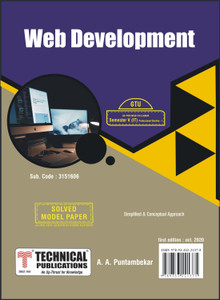 Web Development for GTU 18 Course (V - IT/Prof. Elec.-I - 3151606): Buy ...