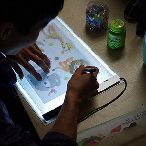 Quick Sense LED Lighted Drawing Board A4 Size Tracing Board with ...