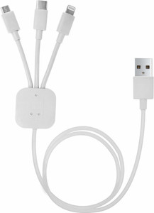 Portronics Lightning Cable 0.4 m POR-065 Konnect-Trio 3-in-1 Multi ...