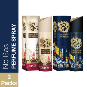 SET WET Global Edition London Luxury and New York Nights Perfume Body ...