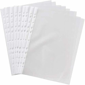 Flipkart.com | WeKonnect Glossy Transparent Document Sleeves, Clear ...