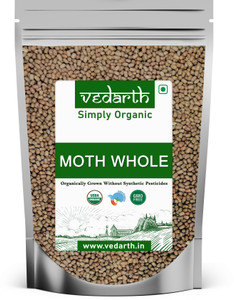 Vedarth Organic Brown Mot Matki (Whole) Price in India - Buy Vedarth ...