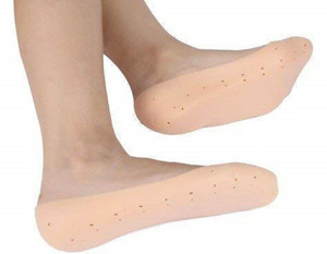 Zurix Silicone Gel Anti Crack Full Length Foot Protector Moisturizing ...