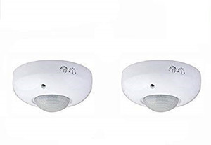 Quick Sense 2pc Combo Round 360 Degree PIR Motion Sensor Detector ...