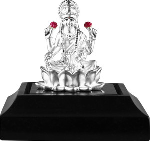 Krysaliis 999 Pure Silver Goddess Lakshmi Idols for Car Dashboard &Home ...