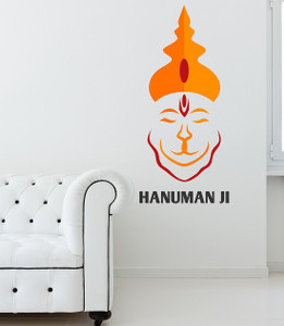 WALLDECORS 60.96 cm HANUMAN JI STICKER Self Adhesive Sticker Price in ...