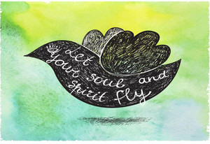 Let Your Soul And Spirit Fly Premium Poster Paper Print - ArtzFolio.com ...