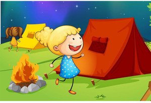 Kids Near Fire Premium Poster Paper Print - ArtzFolio.com posters ...
