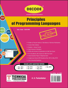 Principles of Programming Languages for JNTU-H 18 Course (III - I - CSE ...