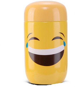 CherryBox Smiley Face / Emoji Mini Vacuum Flask Stainless Steel Thermos ...