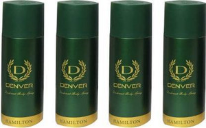 DENVER GREEN (PACK OF 4) Body Spray - For Men & Women - Price in India ...