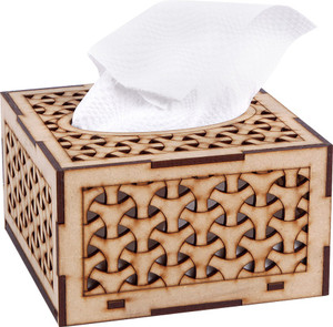 Flipkart.com | dharti 1 Compartments Wooden Rustic Tissue Box Holder ...