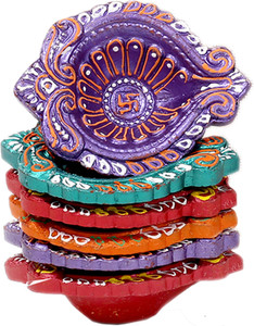ARVANA Diwali Diyas For Pooja & Decoration Clay Handmade Diya for Home ...