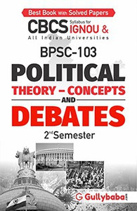 Gullybaba CBCS IGNOU BA Honours (Political Science) (New CBCS) BPSC-103 ...