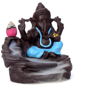 FOBHIYA Handmade Polyresin Lord Bal Ganesha Decorative Showpiece Idol ...