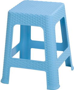 POLYSET Polyset Optima Big Plastic Stool-Blue Living & Bedroom Stool ...