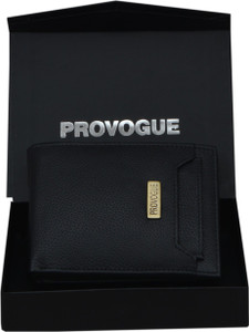 PROVOGUE Men Black Genuine Leather Wallet BLACK7 - Price in India ...