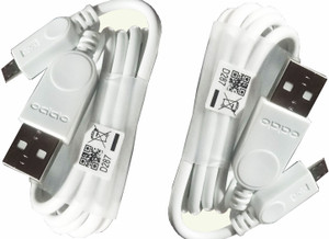 OPPO Micro USB Cable 2.4 A 1 m Metal Braided data cable (set of 2) fast ...