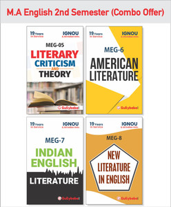 IGNOU MA English MEG-5 MEG-6 MEG-7 MEG-8 (English Medium) Second Year ...