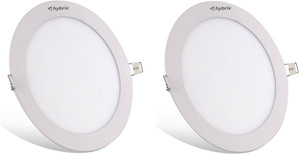 Hybrix LED Ultra Slim Ceiling Panel Light (6 Watt) Down Light, Warm ...