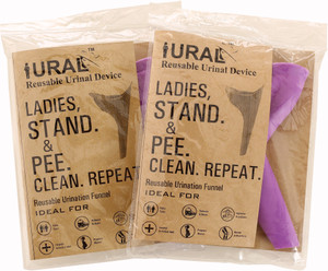 URAL Easy Pee Female Silicone Portable Urination Device (Purple ...