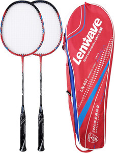 LenWave (LW-Y057)- Aluminum Alloy Single Frame Strung Badminton Racquet ...