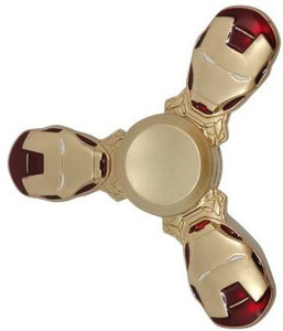 Little Joy Iron Man Speed Metal Fidget Hand Spinner with Stainless ...