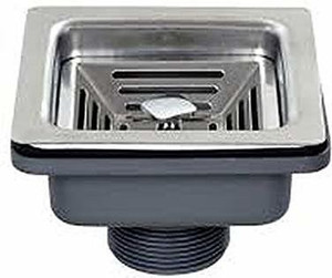 ATC 4" Square PVC Coupling Matt Finish ATC PVC 4" square coupling ...