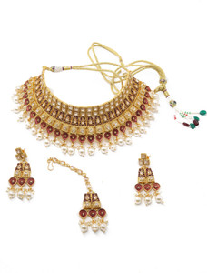 odette Crystal Gold Jewellery Set Price in India - Buy odette Crystal ...
