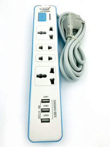 verena Lucky Hawk (LH-T03) Spike Guard with 4 Socket, 3 USB Port and ...