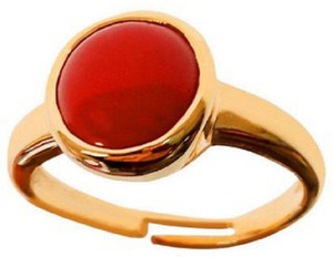 KUNDLI GEMS Coral Ring Natural moonga 5.25 carat Stone Certified ...