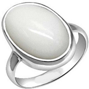 KUNDLI GEMS white coral stone ring Natural Coral White Stone ...