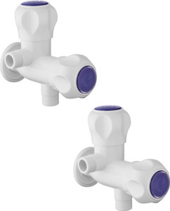 Axtry R210_WHITE_2 Pack Of 2 Bathroom/Angle Cocke Tap /2 in 1 Angle ...