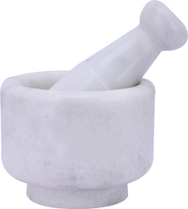 Rao White Marble Mortar and Pestle Set/Kharal/Idi Kallu/Khal Musal/Imam ...