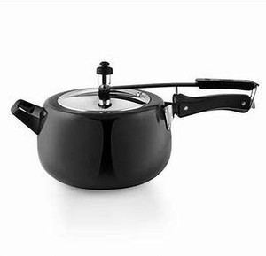 pnb kitchenmate ONYX Hard Annodized 5.5 L Inner Lid Induction Bottom ...