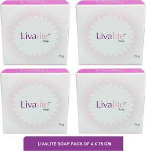Livalite soap - moisturising and skin lightening soap(pack of 4)75g ...