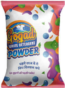 Gogar Gogad White Detergent Powder (3 Kg) - Pack Of 1 Detergent Powder ...