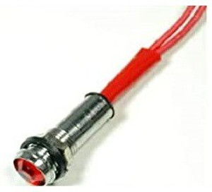 EMERGING TECHNOLOGIES Indicator Light RED Mains 220 V AC Panel Mounting ...